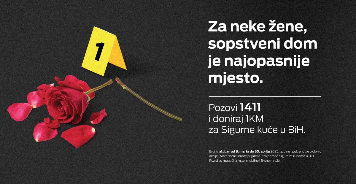 m:tel čestita praznik podrškom: 100.000 KM za Sigurne kuće u BiH ...