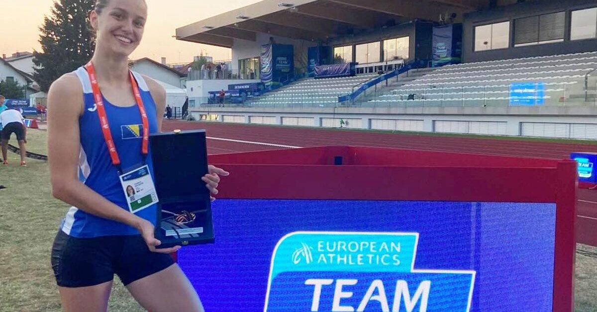 Teodora Milojević iz Dervente ispisala istoriju sa atletičarima BiH ...